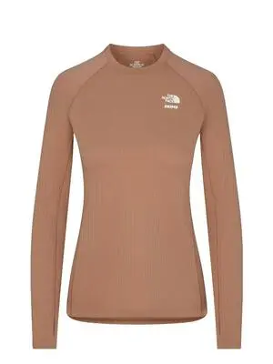 SKIMS X Tnf Dotknit Long Sleeve Top - Sienna