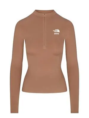 SKIMS X Tnf Refina Long Sleeve Top - Sienna