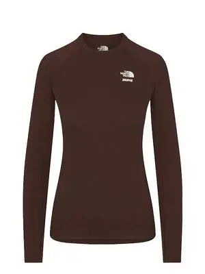 SKIMS X Tnf Dotknit Long Sleeve Top - Cocoa