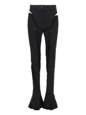 MUGLER Illusion Trousers - Black