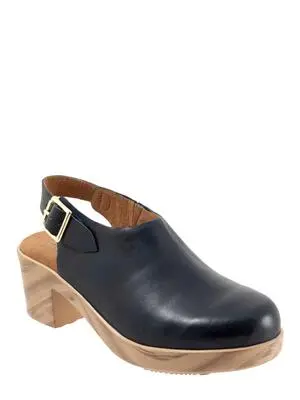 Softwalk Fairbanks Slingback Clog - Navy