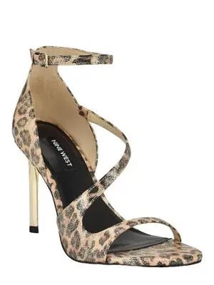 Nine West Nine West Shimmy Ankle Strap Sandal Gold