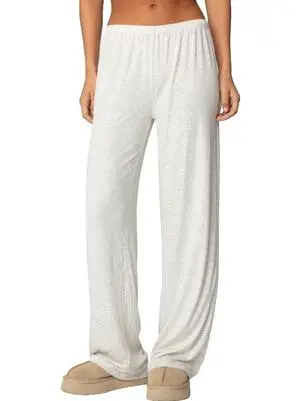 EDIKTED Justina Lounge Pants - Gray-melange