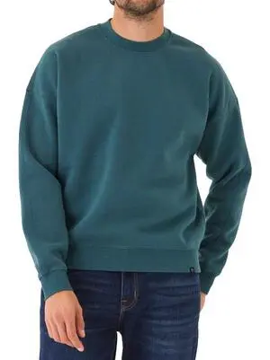 THREADS 4 THOUGHT Relaxed Fit Fleece Sweatshirt Peacock
