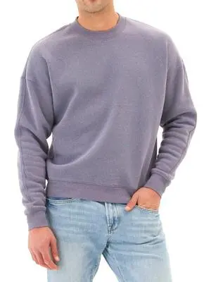 THREADS 4 THOUGHT Relaxed Fit Fleece Sweatshirt Zinc