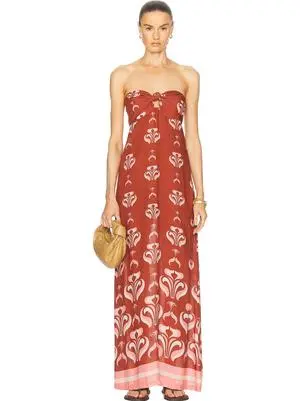 ADRIANA DEGREAS Vintage Lily Long Dress - Unique