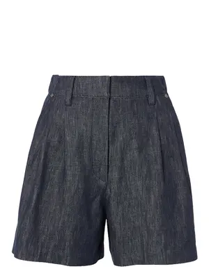 Brunello Cucinelli Denim Bermuda Shorts - Blue