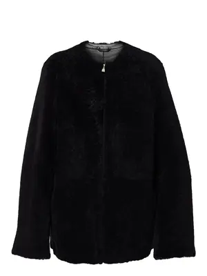 TOTEME Shearling Jacket - Black