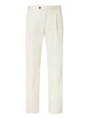 SAMAN AMEL Amo Straight Pants - White
