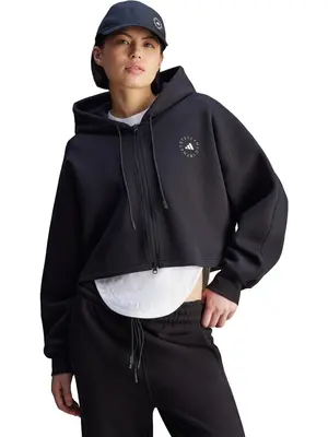 Adidas Sportswear Cropped Hoodie - Black