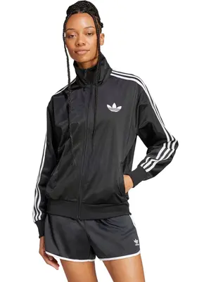 Adidas Adicolor Classic Firebird Loose Track Top - Black
