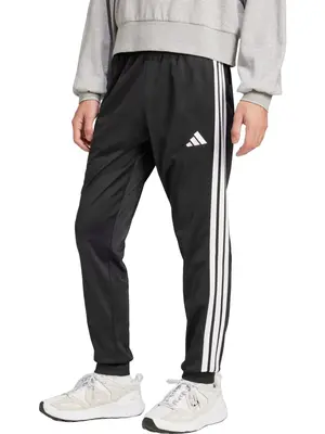 Adidas 3-stripes Tricot Regular Tapered Track Pants - Black / White