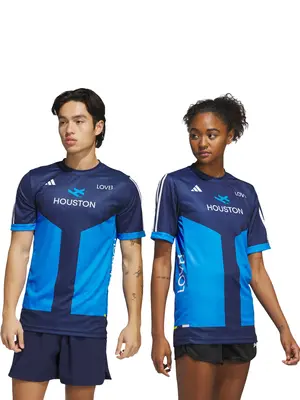 Adidas X Lovb Houston Jersey - Team Navy / Light Blue