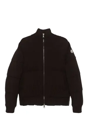 Moncler Logo-patch Jacket - Brown