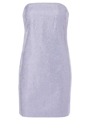 Roland Mouret Embellished Strapless Minidress - Purple