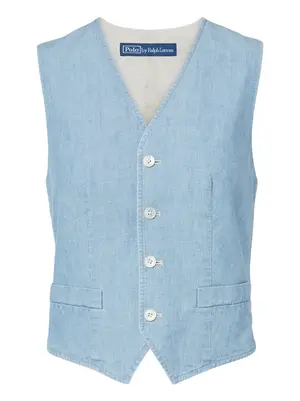 Polo Ralph Lauren Pauline Cotton Vest - Blue