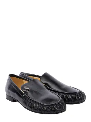Proenza Schouler Park Leather Loafers - Black