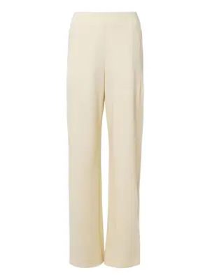 FFORME Fforme Larissa High-Rise Wide-Leg Wool-Blend Pants