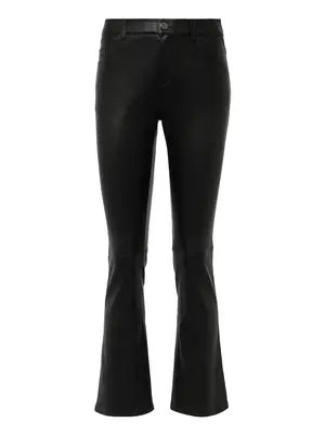 Stouls Dean Leather Pants - Black