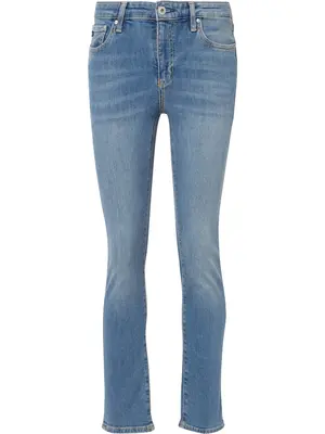 Ag Mari High-rise Slim Jeans - Blue