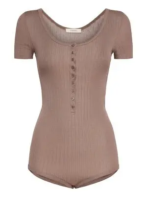 LEMAIRE LEMAIRE Buttoned Silk Body Lilac