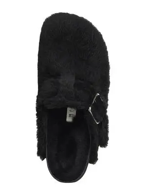 BIRKENSTOCK Boston Shearling Mules - Black