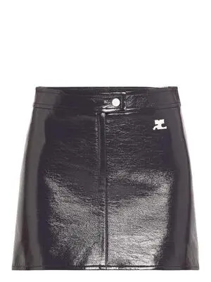 COURREGES Courreges Vinyle Reedition Mini Skirt Blugry