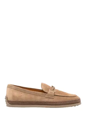 TOD'S Suede Loafers - Brown