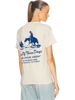 ONE OF THESE DAYS X Fwrd The City Of Angels Graphic Tee - Bone