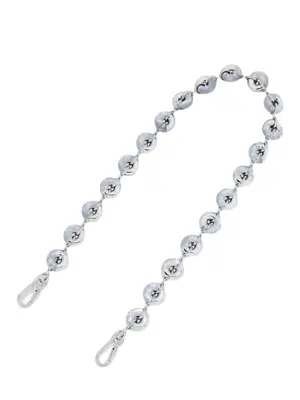 Loewe Donut Chain Strap - Nacre/palladium