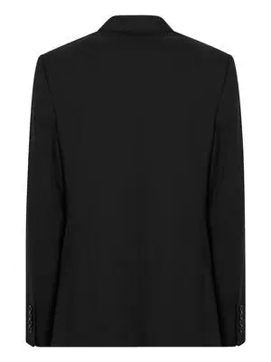 Dolce & Gabbana Single Breasted Virgin Wool Suit - Black