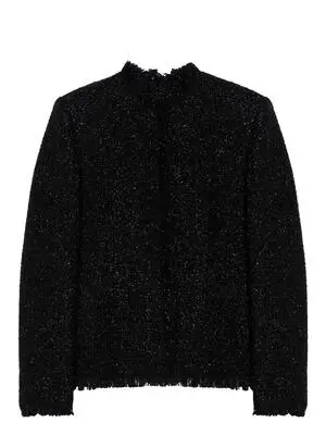 Givenchy Tweed And Lurex Jacket - Black