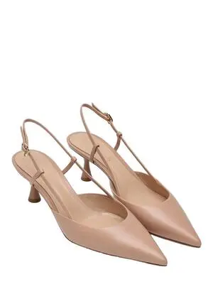 GIANVITO ROSSI Ascent 55 Slingback - Pink