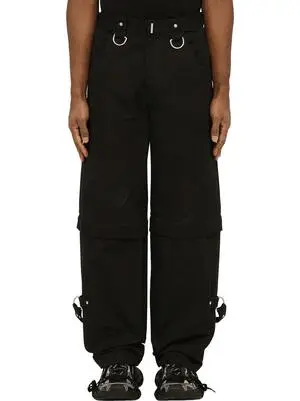 Givenchy Trousers With Removable Bottoms - Black
