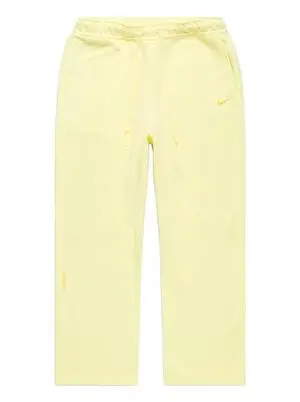 Nike X Nocta Nrg Tech Fleece Open Hem Pants - Citron Tint/vivid Sulfur