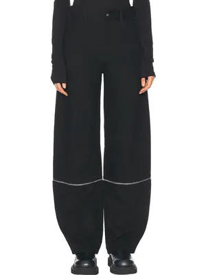 Moncler X Willow Smith Wide Leg Trouser - Black