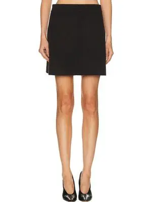 LISA YANG Clare Skirt - Dark Oak
