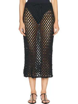 HAIGHT. Knit Moana Skirt - Black