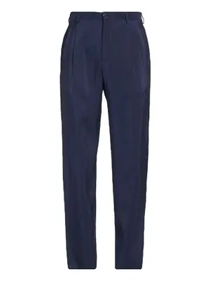 Giorgio Armani Twill Tailored Pants Navy