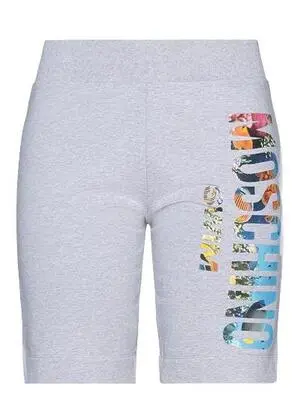 Moschino Cotton And Elastane Shorts - Light Grey