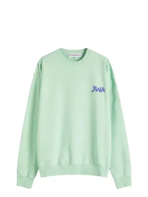JW Anderson Back Print Sweatshirt - Spearmint