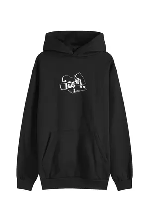 LO-FI Broken Logo Hoodie - Black