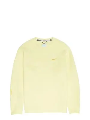 Nike X Nocta Nrg Tech Fleece Crewneck Sweatshirt - Citron Tint/vivid Sulfur