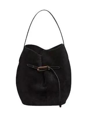 LIFFNER Belted Bucket Bag - Black