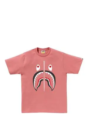 A BATHING APE A Bathing Ape Shark Tee Shirt Pink