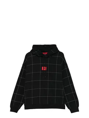 HUGO HUGO Checked Hoodie