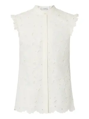 Erdem Ruffle-detailing Shirt - White