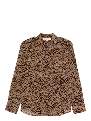 Michael Kors Leopard-print Shirt - Neutrals