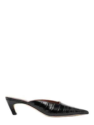 REJINA PYO 60mm Mathilde Mules - Black