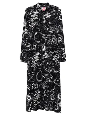 Johnny Was Janie Seamed Dress - Black
